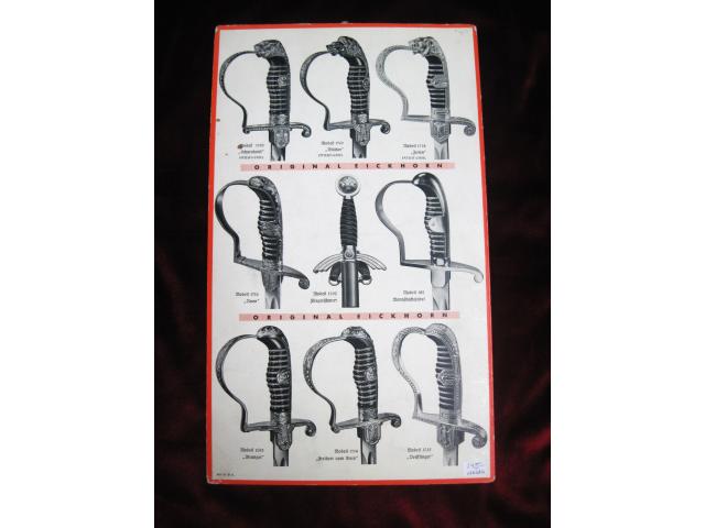 Germany Eickhorn Sword Advert - Featured Items - - Original Card Stock ...
