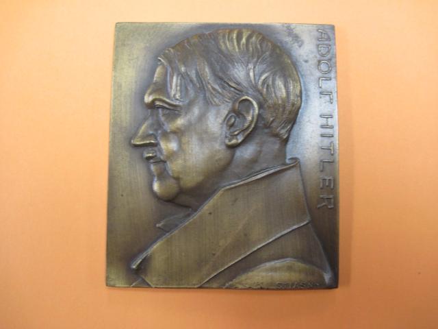 Germany Hitler Plaque in Bronze - Featured Items - - Nicely Struck ...